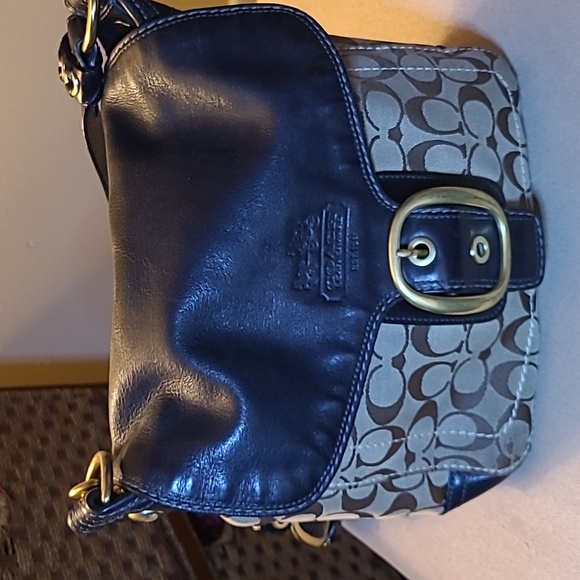 Coach | Bags | Vintage Coach Monogram Shoulder Bag | Poshmark